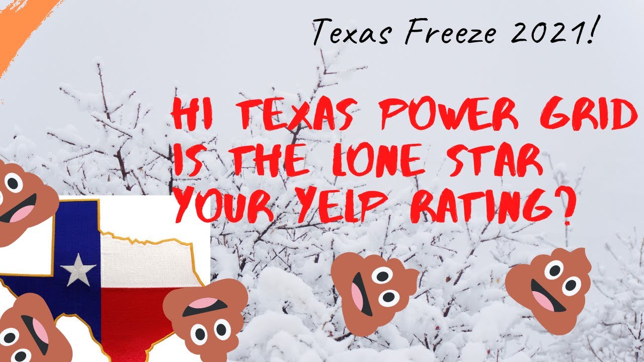 Texas Freeze 2021, complete and utter Texas Government Fail! - YouTube