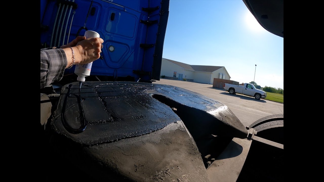 Greasing the 5th Wheel - YouTube