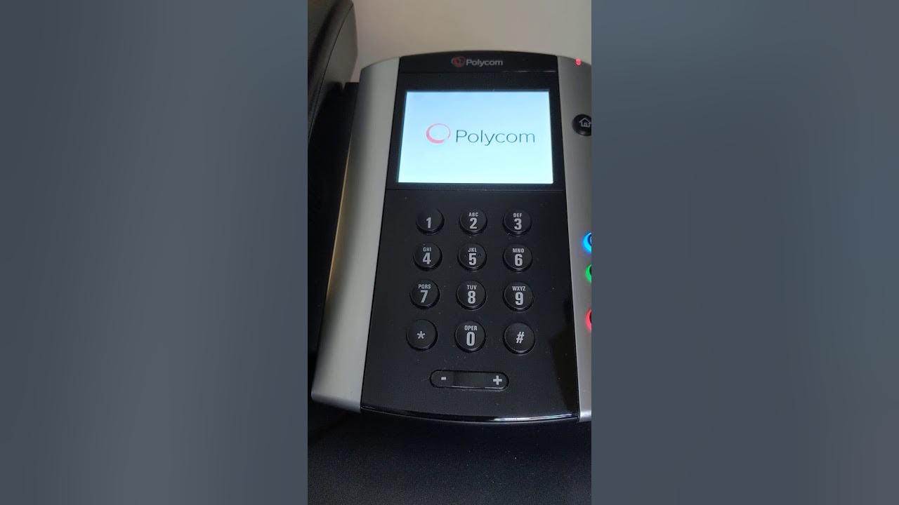 Polycom Reset to Factory using MAC - YouTube