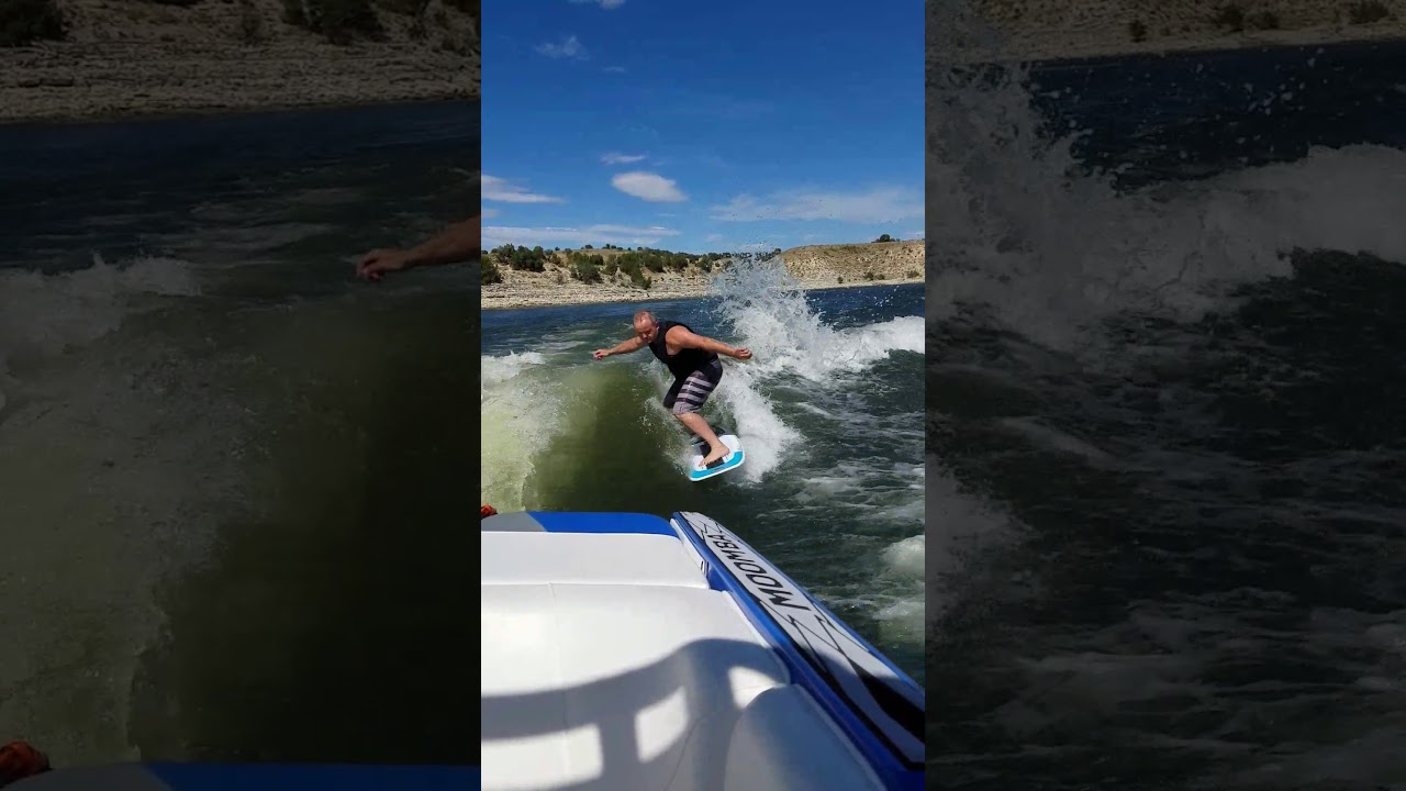 Moomba Max wakesurfing - YouTube