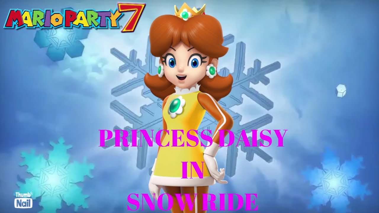 Mario Party 7 - Princess Daisy in Snow Ride - YouTube