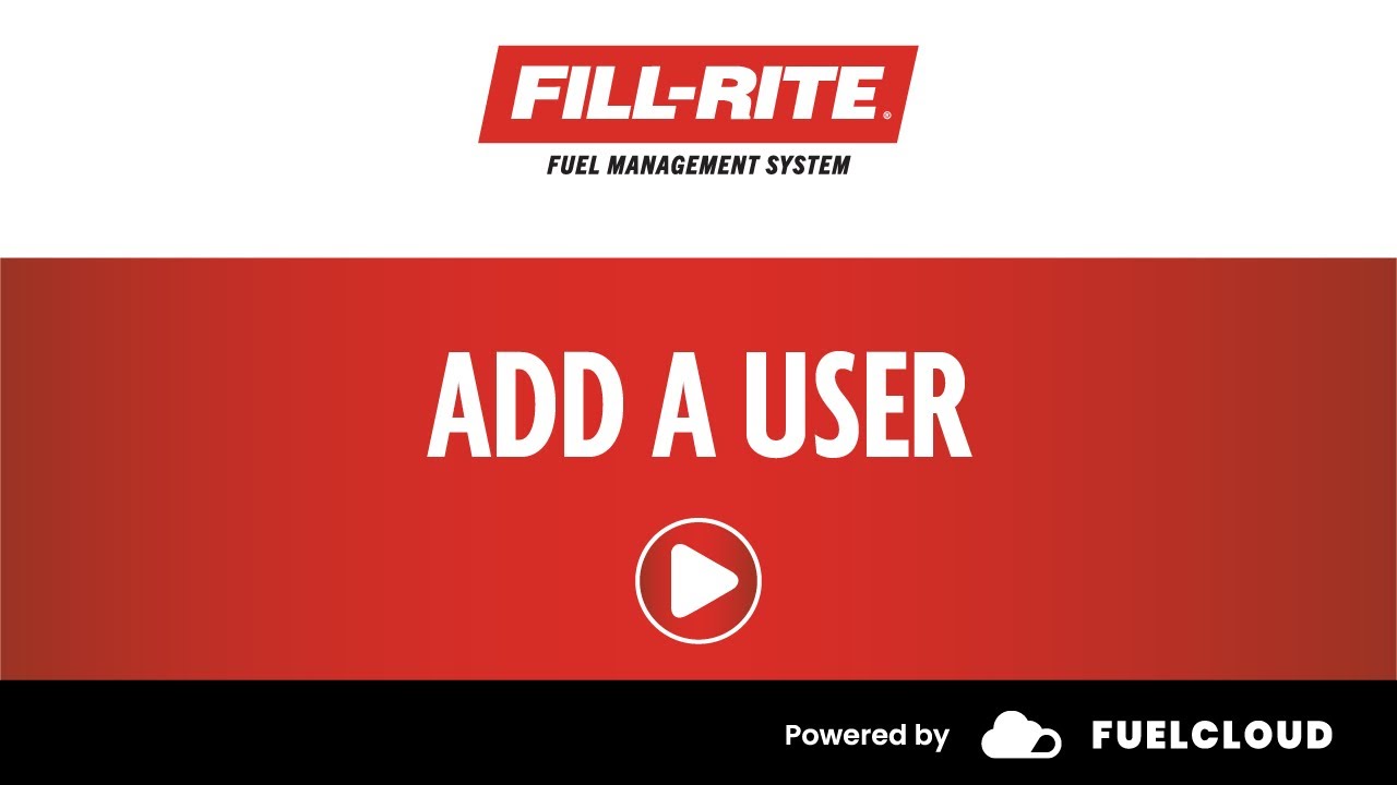 Fill-Rite FMS Web Portal Training: Adding a User - YouTube