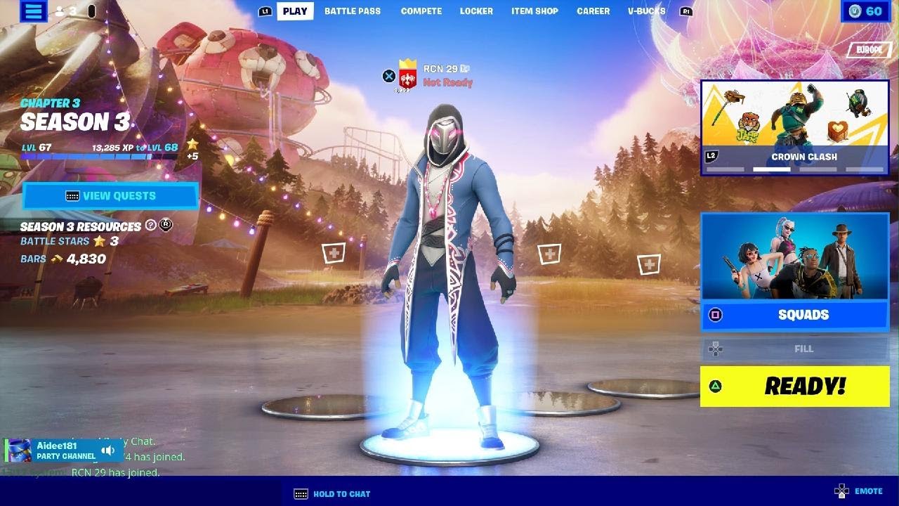 Fortnite xander skin showcase - YouTube