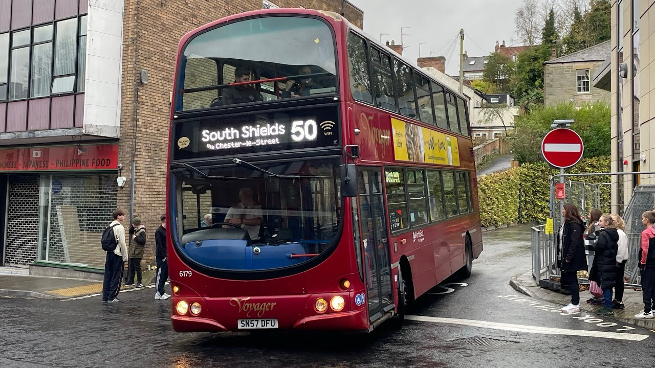 *Power mode Beast* Go North East Volvo B9TL Gemini 1 6177 (SN57 DFJ ...