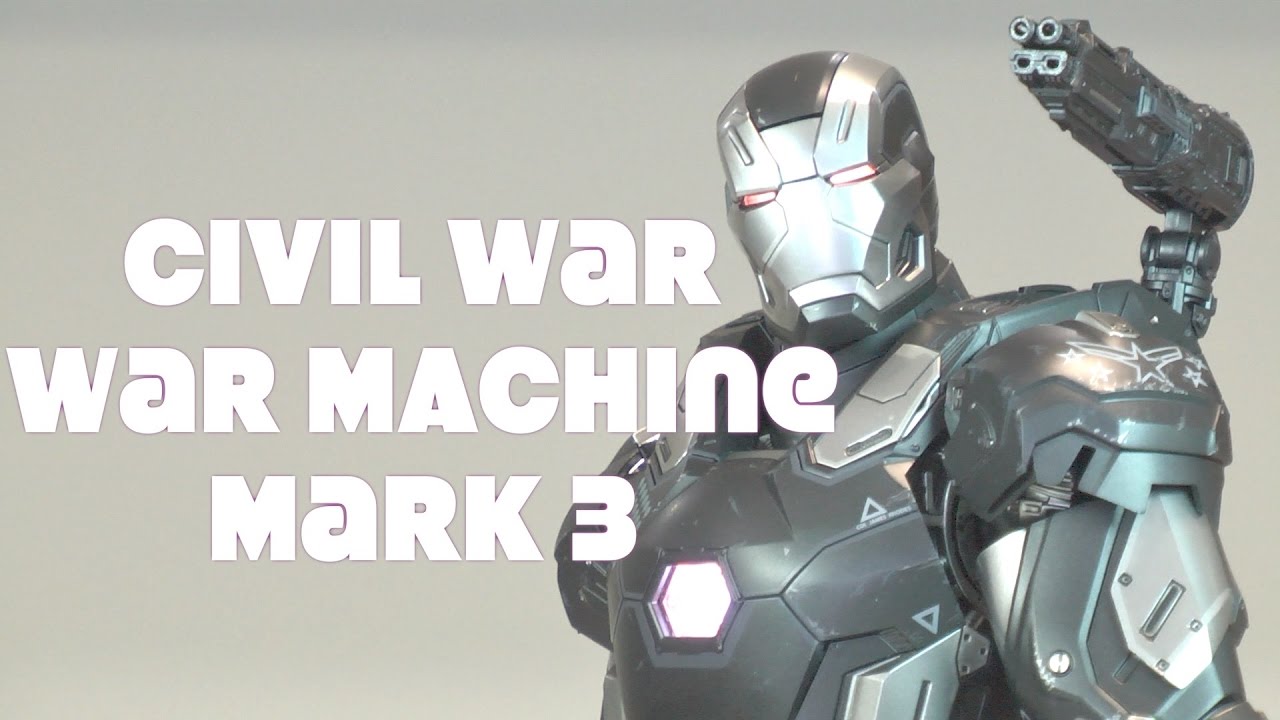Hot Toys Captain America Civil War Mark 3 War Machine unboxing MMS 344 ...