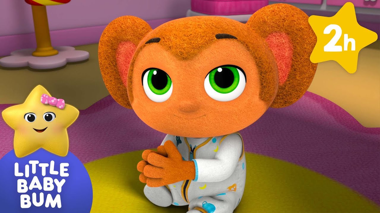 Monkey Tries to Sleep! 🐵💤 | Bedtime Songs with Little Baby Bum | I'm ...