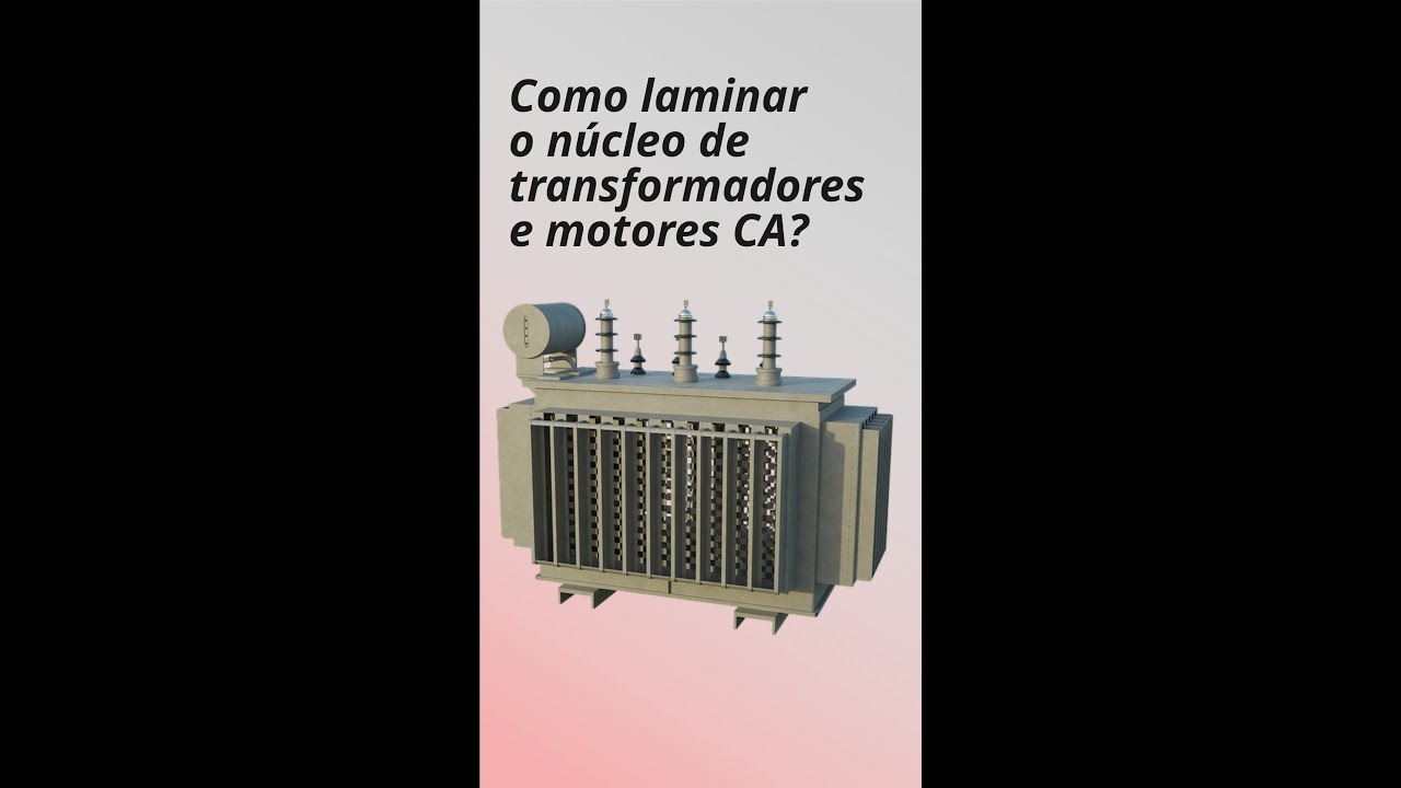 Como laminar um núcleo magnético de um transformador ou motor CA? - YouTube