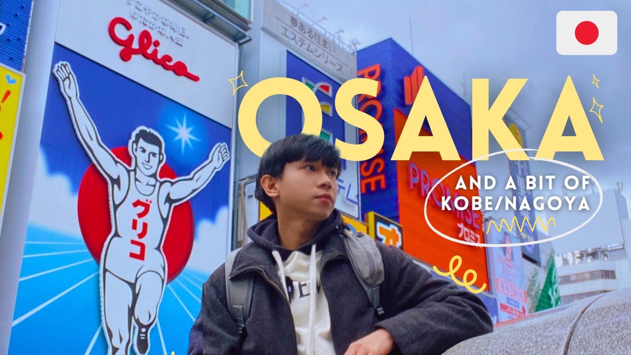 OSAKA vlog 🇯🇵 Solo Day Trip in Osaka 🥟 + a bit of Kobe 🚅 - YouTube