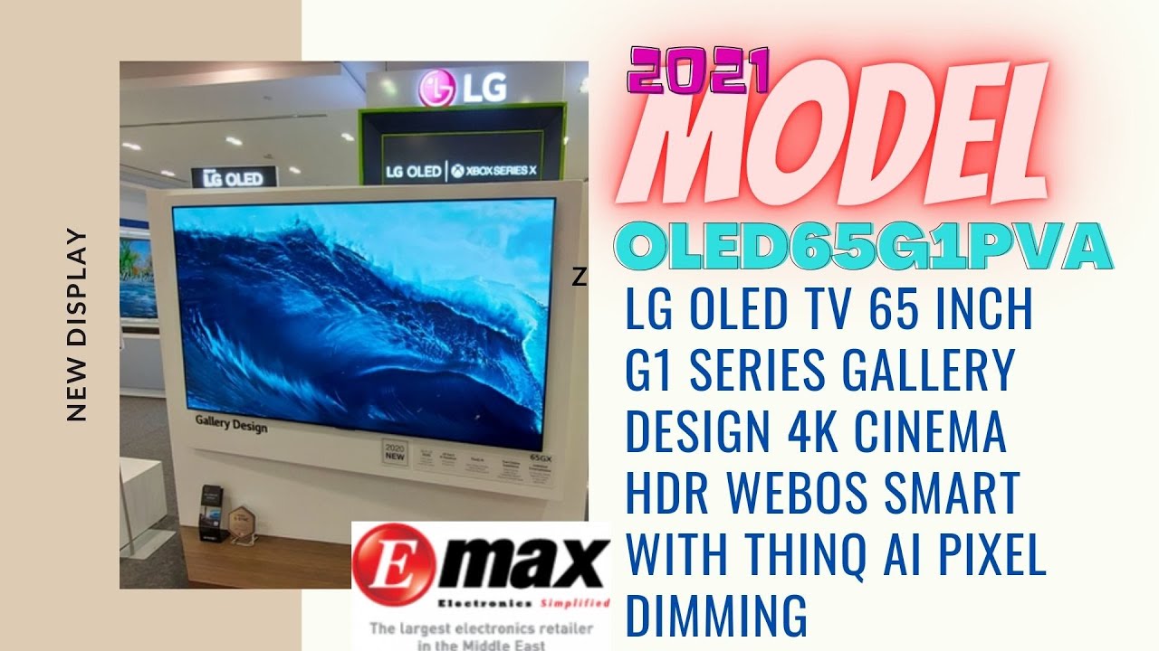 65" LG OLED TV G1 Series Gallery Design 4K Cinema HDR webOS Smart with ...