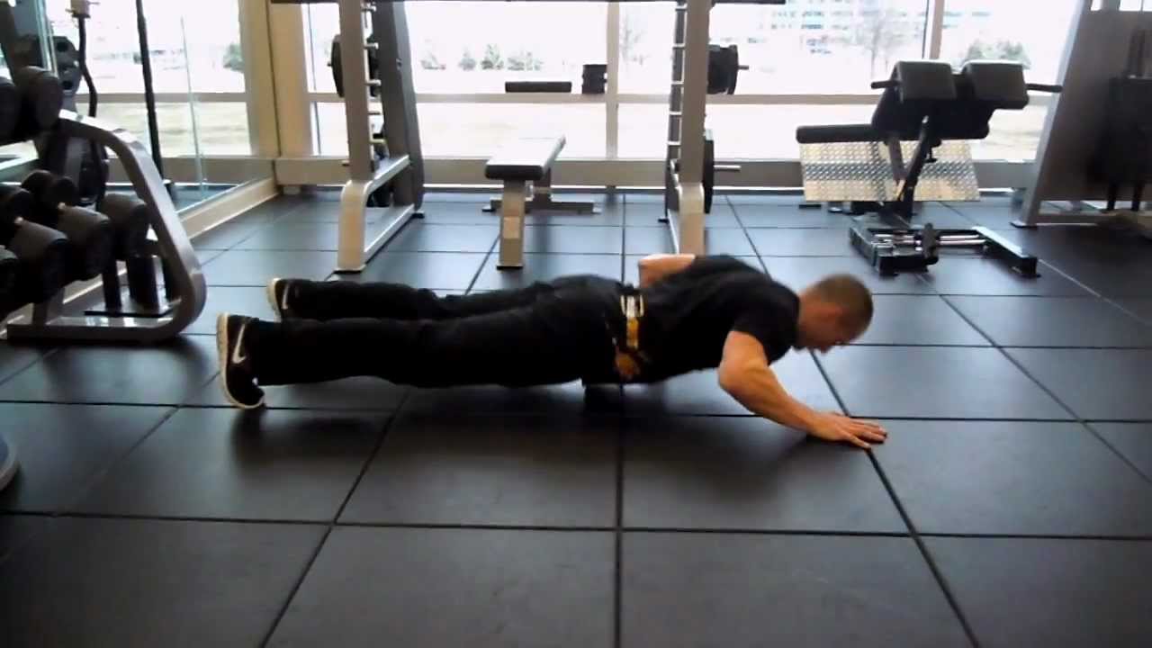 Staggered Push Ups - YouTube