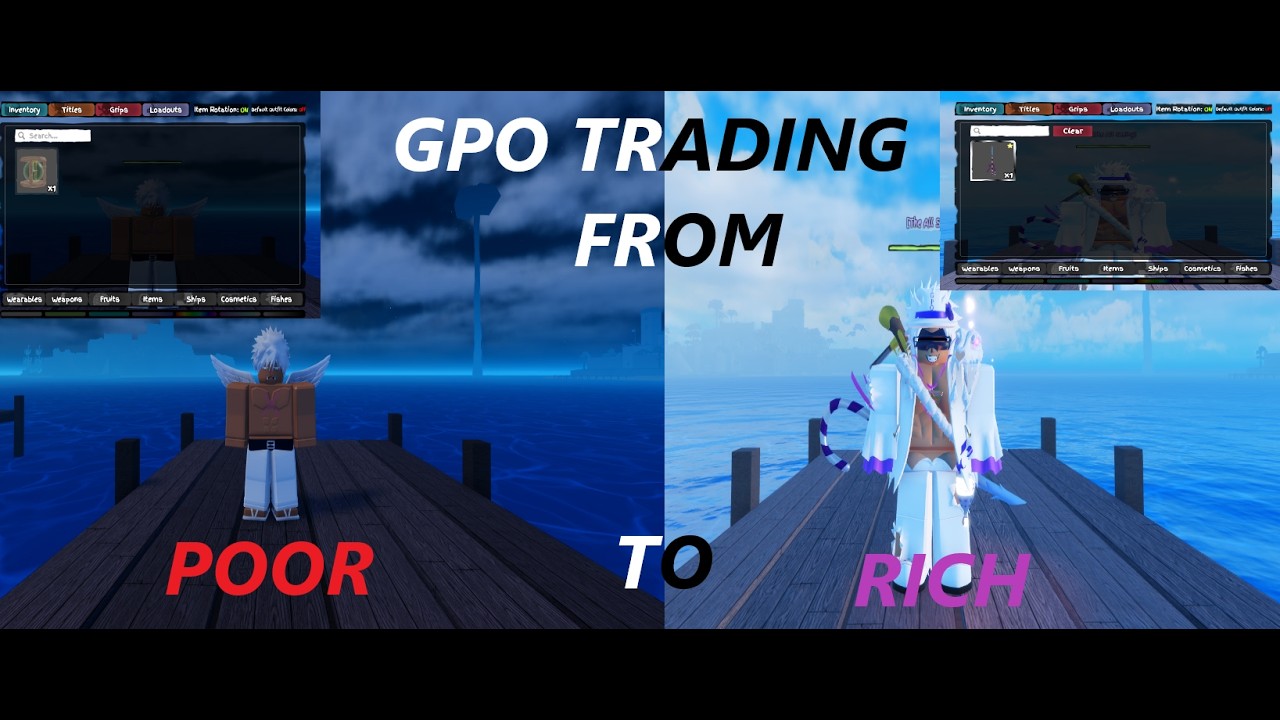 GPO Trading From Poor To Rich - YouTube