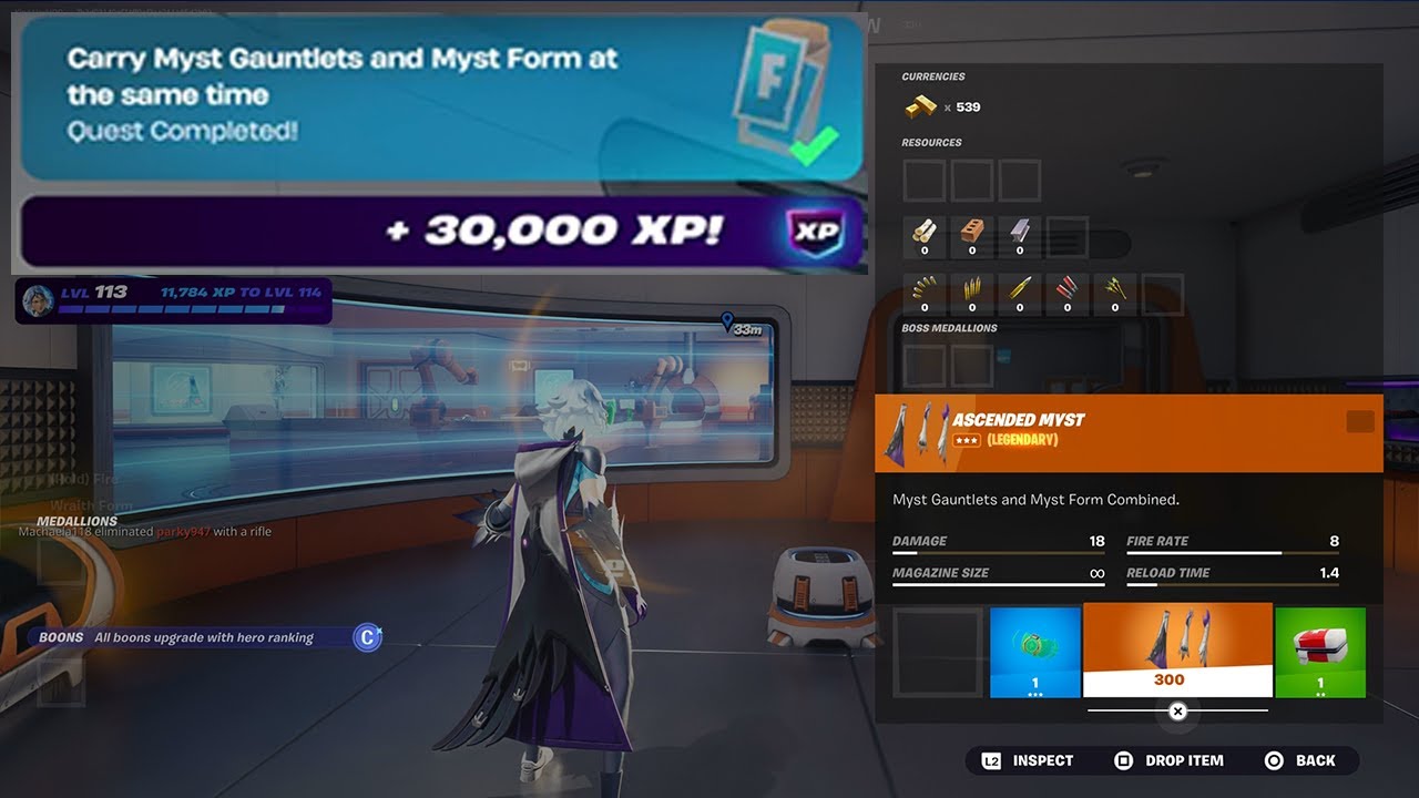 How to EASILY Carry Myst Gauntlets and Myst Form at the same time in ...