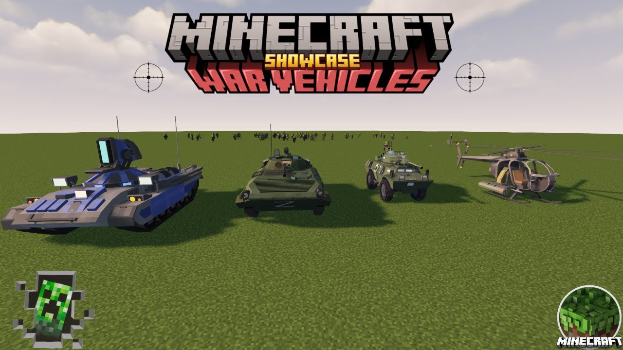 Minecraft War Vehicles Showcase - YouTube
