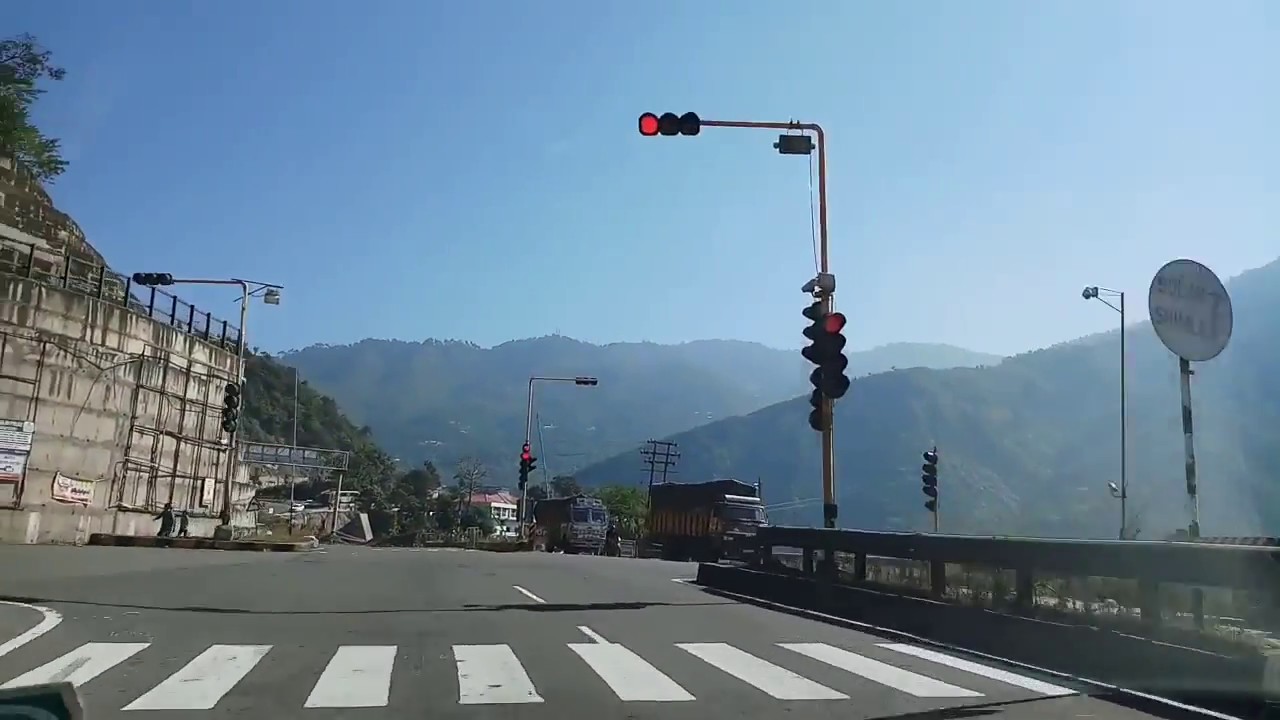 Chandigarh Shimla highway Nov18 (Dharampur) - YouTube