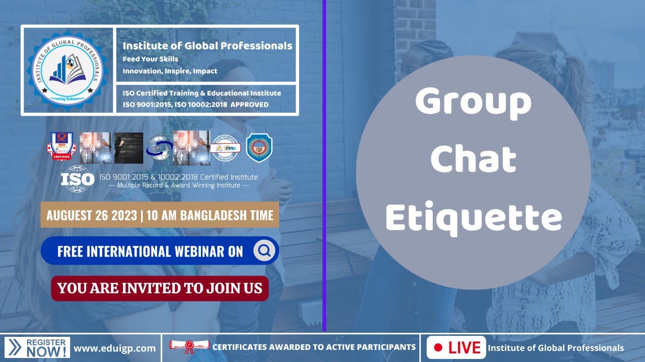 Group Chat Etiquette (QUIZ) - YouTube