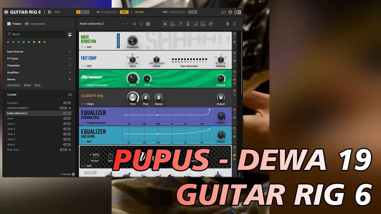 Pupus - Dewa19 (Outro Cover) || Guitar Rig 6 - YouTube