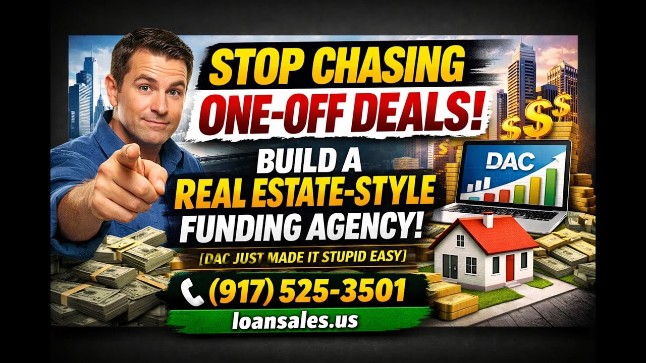 Stop Chasing One-Off Deals – Build a Real Estate-Style Funding Agency ...