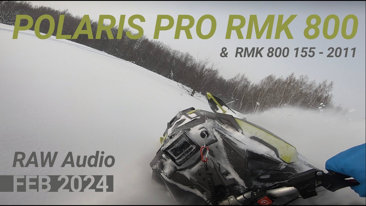 Polaris pro rmk 800 Axis 163 2016 & RMK 800 155 - 2011 - YouTube