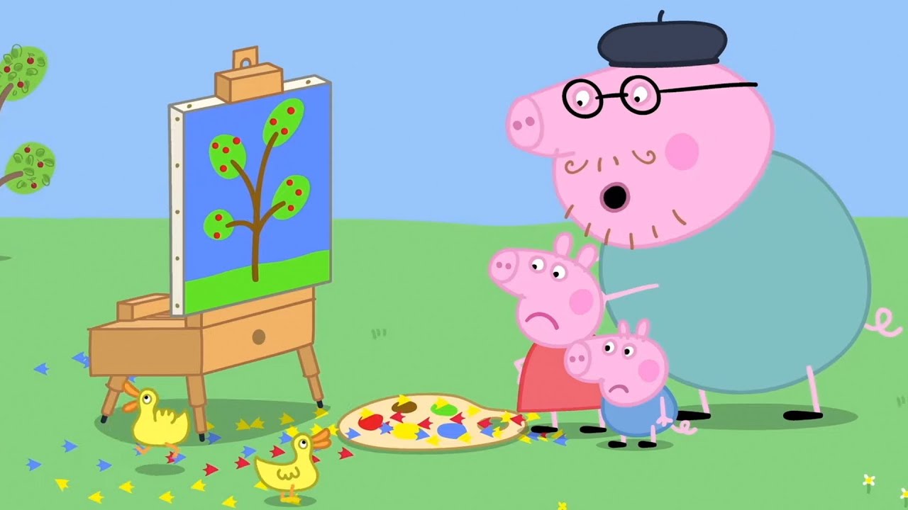 Peppa Pig Official Channel | Painting | Cartoons For Kids | Peppa Toys ...