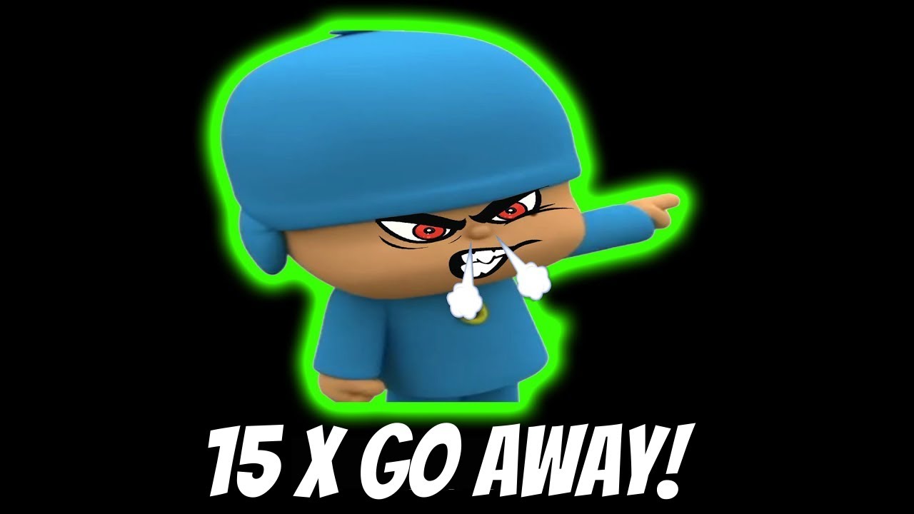 15 Angry Pocoyo "Stop Go Away" Sound Variations in 50 Seconds - YouTube