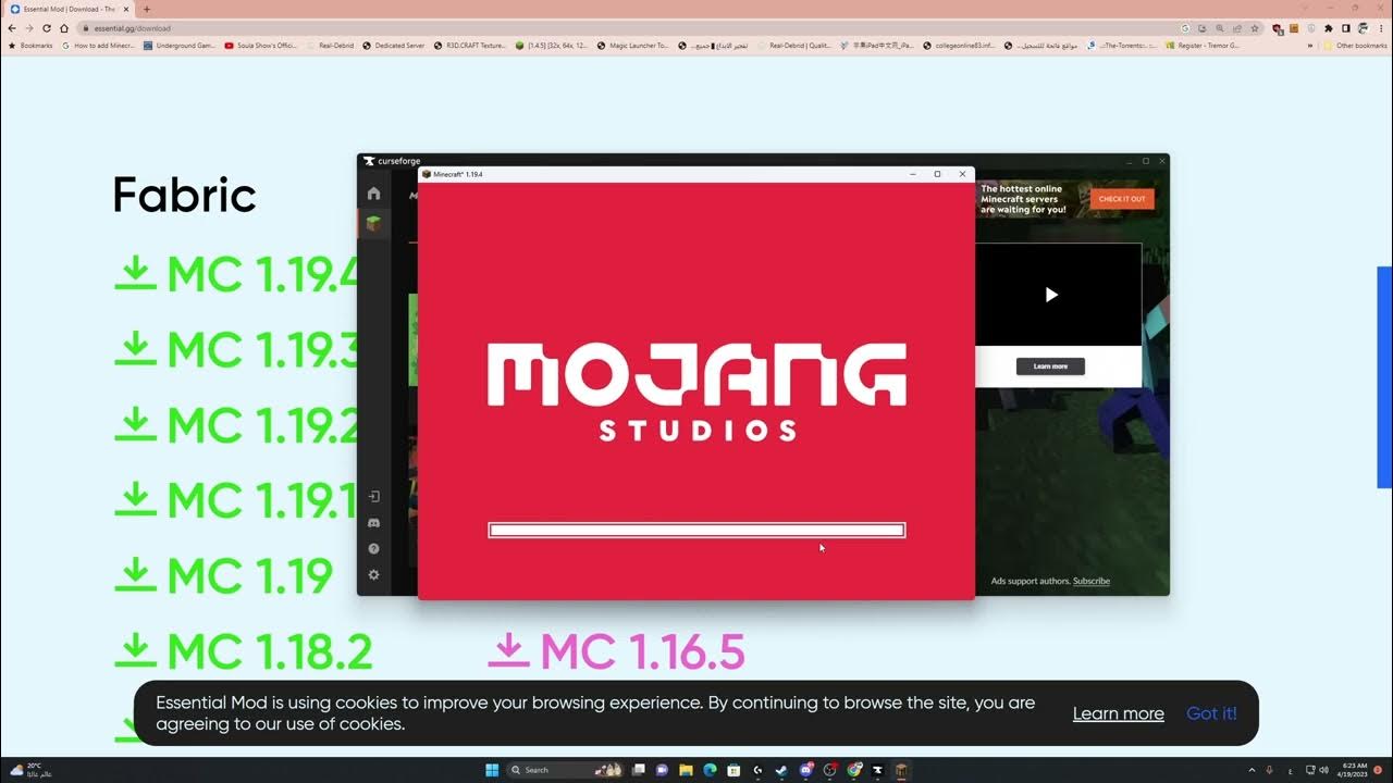 minecraft - how to install Essential Mod - YouTube