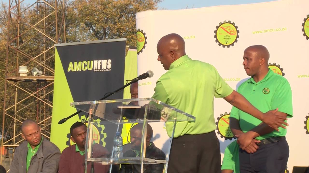 AMCU at Bleskop Stadium, 30 June 2016 - YouTube