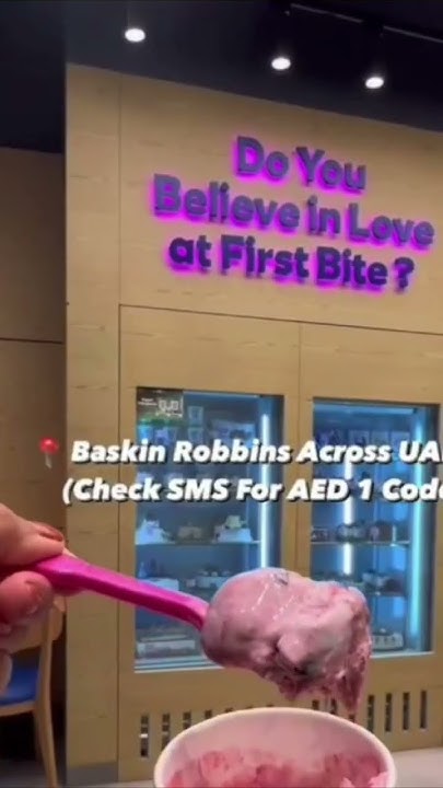 #baskinrobins#1Aed#icecream #dubai #baskinrobin #shortvideo #ytshorts#mashreq #debitcard# ...