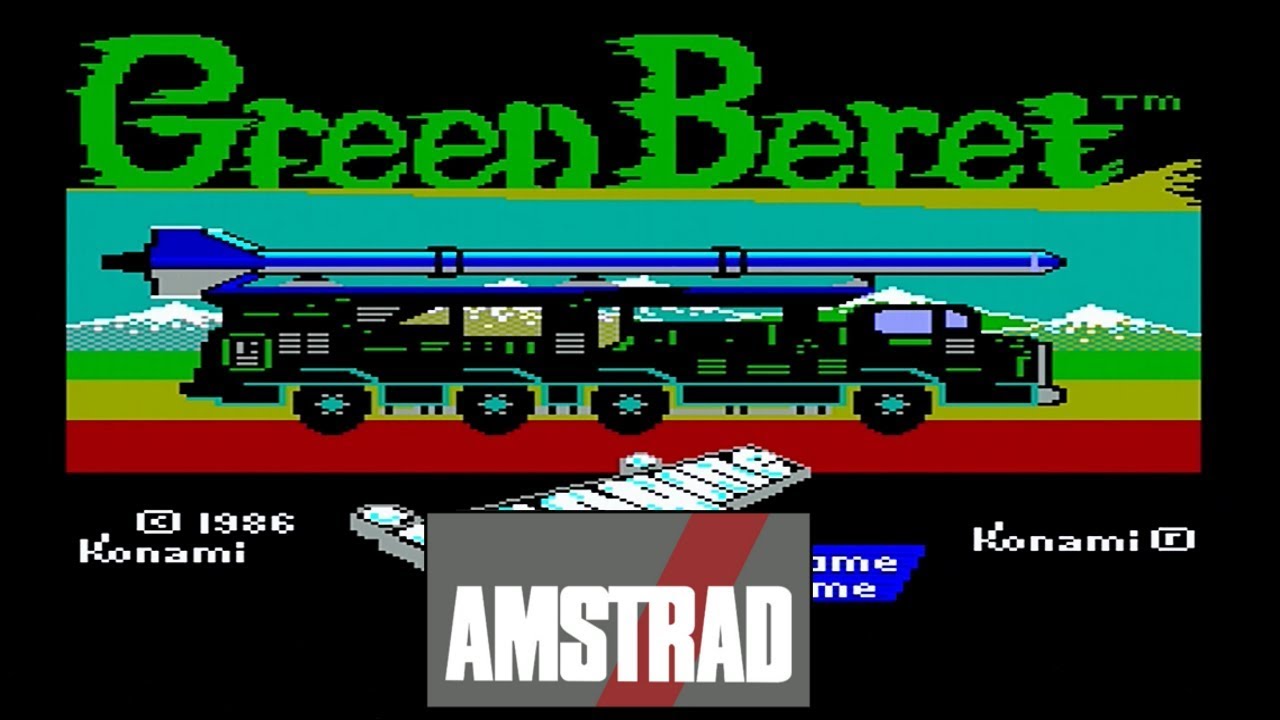 Amstrad CPC 464 Games - Green Beret - YouTube