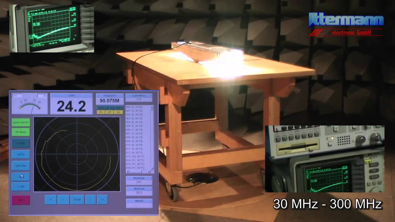 Messungen im EMV-Labor - YouTube