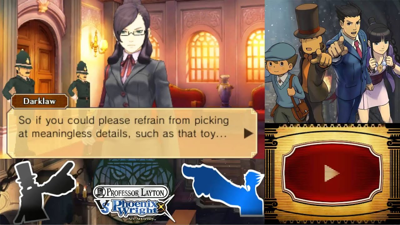 Crystal Dreams' Gaming Stream: Professor Layton vs Phoenix Wright Part ...