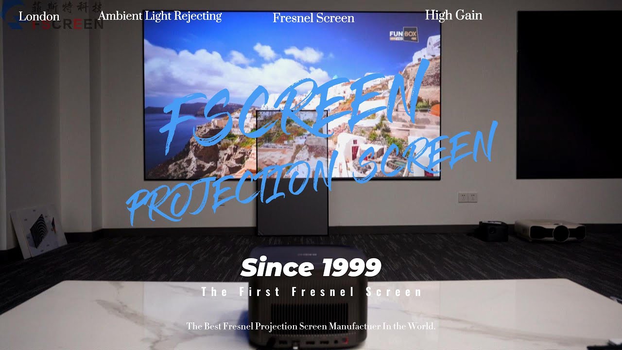 [FSCREEN] Contrast Video of Fresnel ALR Screen and Other ALR Screen ...