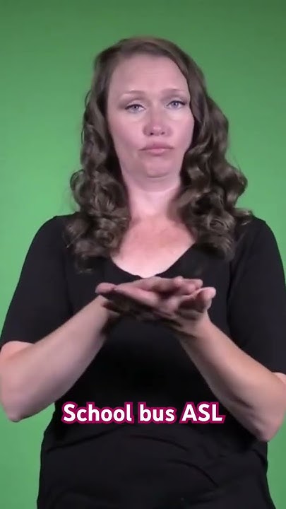 🚌 School bus in ASL 🚌 Signs for asl education settings #asleducation #aslinteractive #asl - YouTube