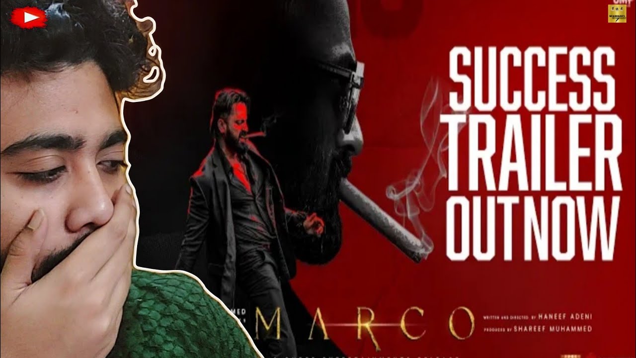 Marco - Success Trailer Reaction 🤯| Unni Mukundan | Shareef Muhammad ...