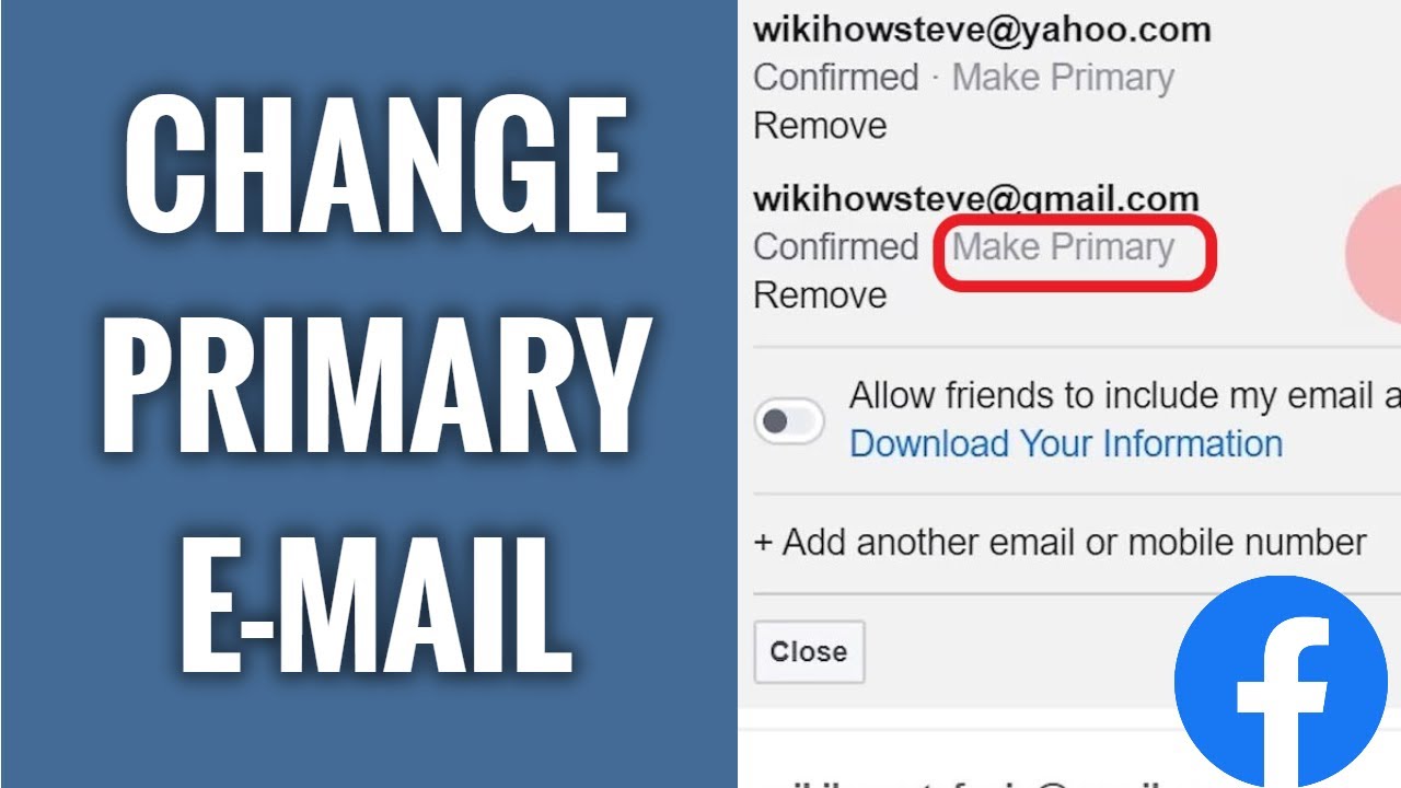 How To Change Primary Email On Your Facebook Profile 2022 UPDATE YouTube how-to-change-primary-email-on-your-facebook-profile-2022-update-youtube