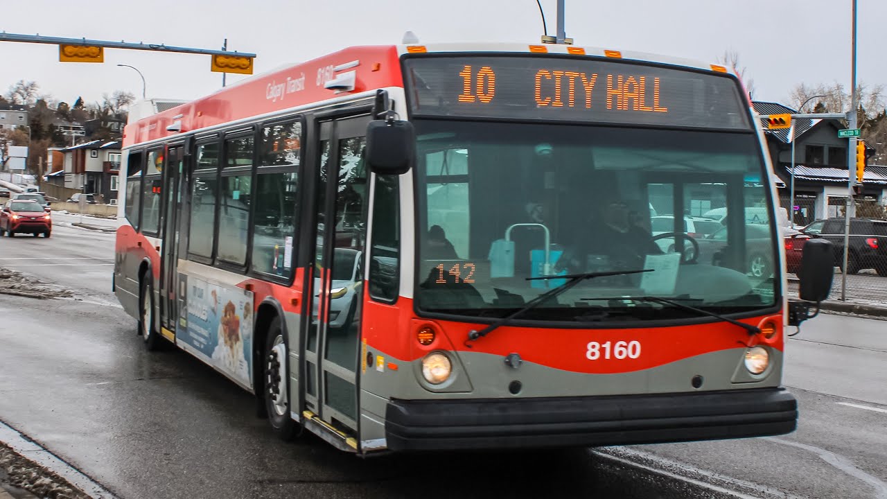 Calgary Transit 2011 NovaBus LFS - 8160 - YouTube