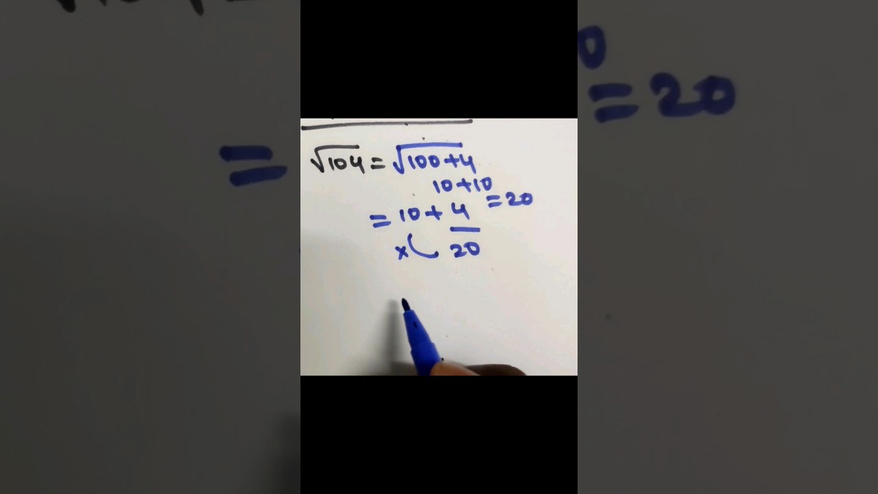 Best Tricks square Root Of 104 squareroot student educacao 
