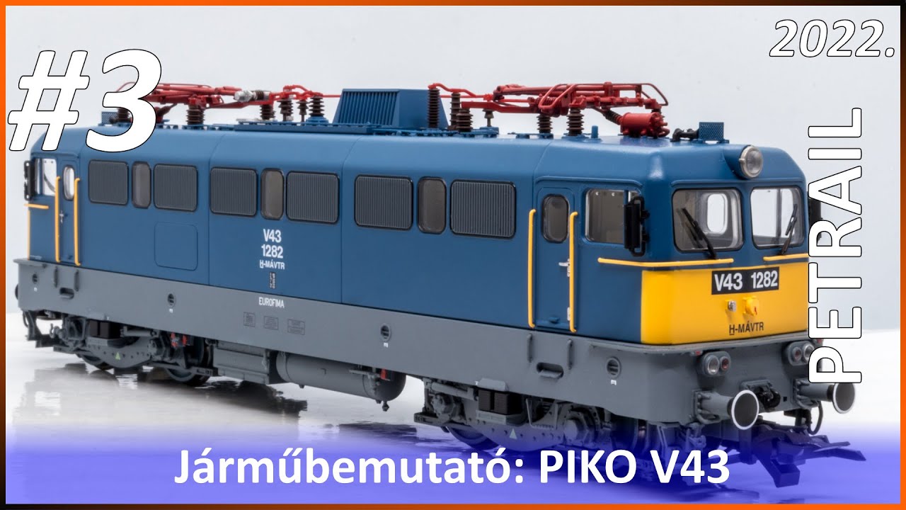 Modellvasút: PIKO - V43 - Járműbemutató - YouTube