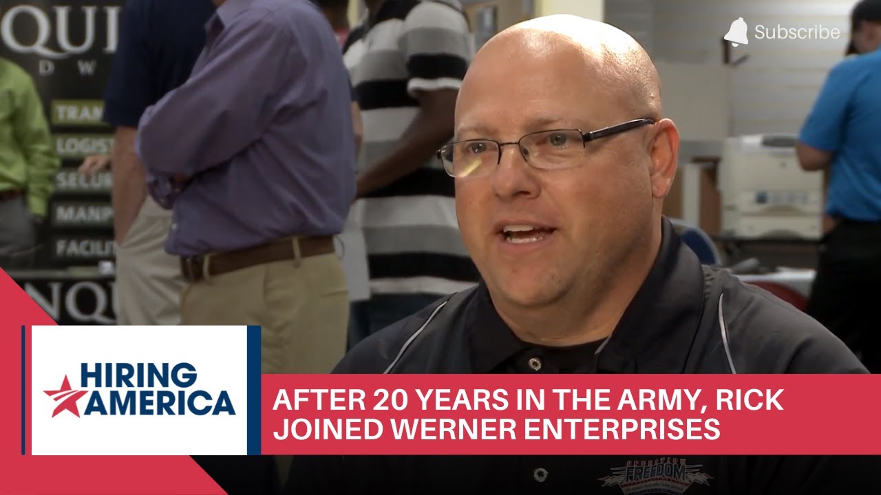 After 20 Years in the Army Rick joined Werner Enterprises - YouTube