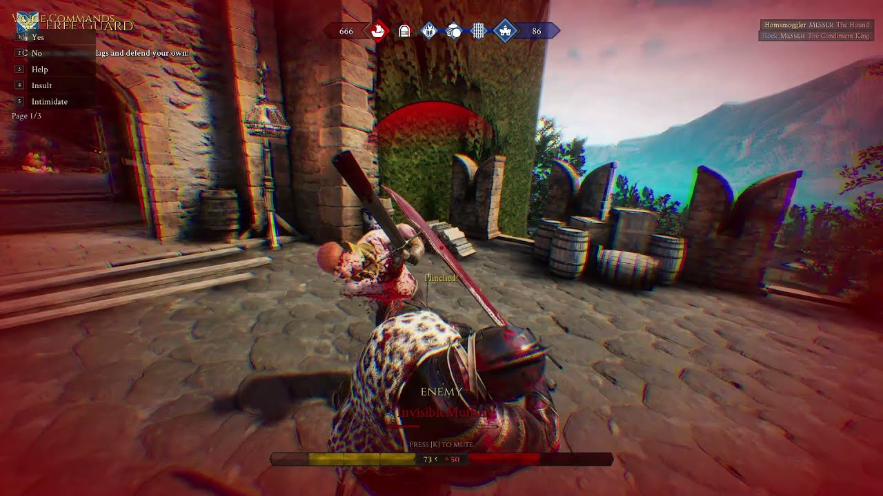 scary 2v1 Sword Fight -Mordhau - YouTube