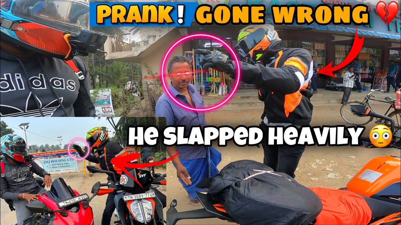 😟 Prank Gone Wrong 💔 | My Mistake 😭 | He Slapped Him 😢 | Tamil | Motovlog | Vasanth Rascal | VR ...