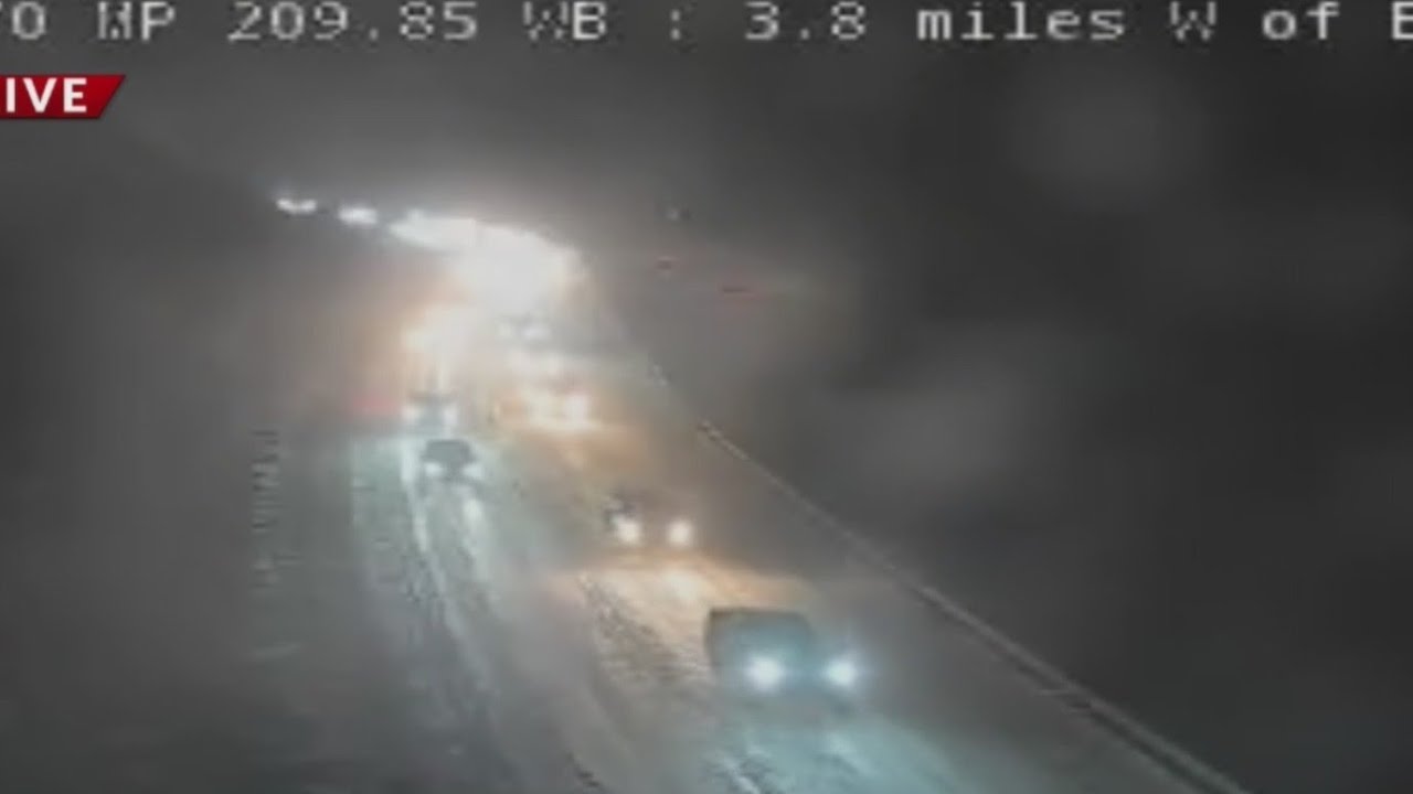 Car careens over guard rail, driver transported - YouTube