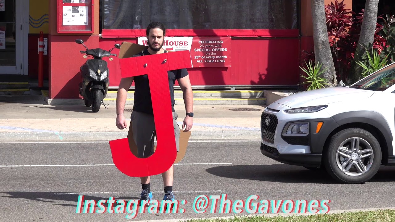 J Walking Prank With RossCreations - YouTube