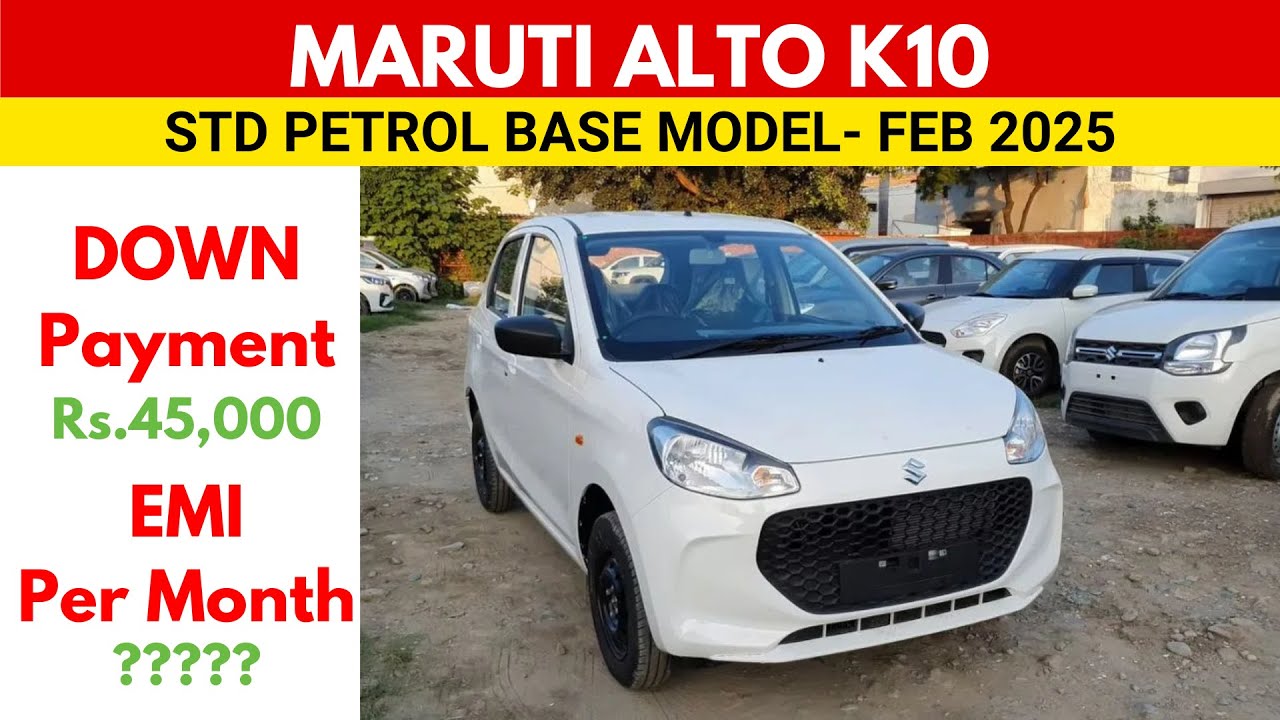 Alto K10 New Model 2025 | Maruti Suzuki Alto K10 Base Model 2025 | K10 ...