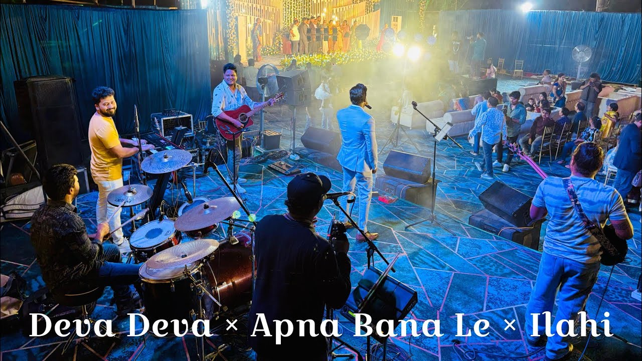 Deva Deva x Apna Bana x Ilahi | Durga | Vighnanz The Band | Live Performance - YouTube