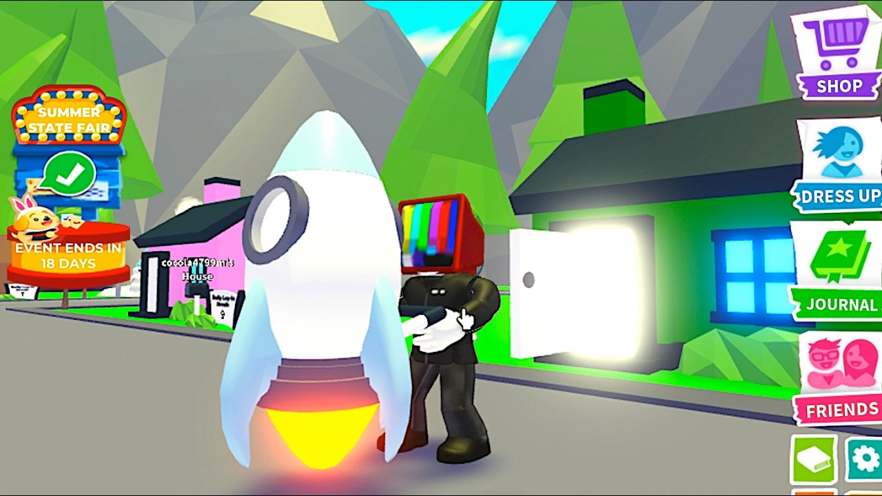 W/F/L? Trade Adopt Me - Rocket Ship Stroller - YouTube