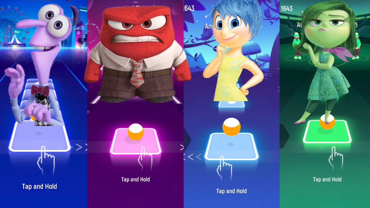 Inside Out characters confin dance song - YouTube