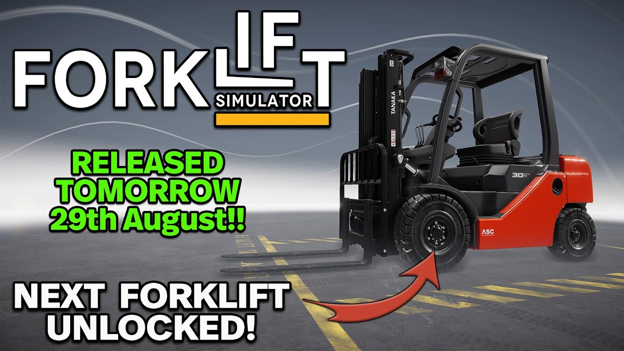 OUT TOMORROW! NEW, FORKLIFT SIMULATOR! COMING 29th AUGUST! ON PC, PS5 ...