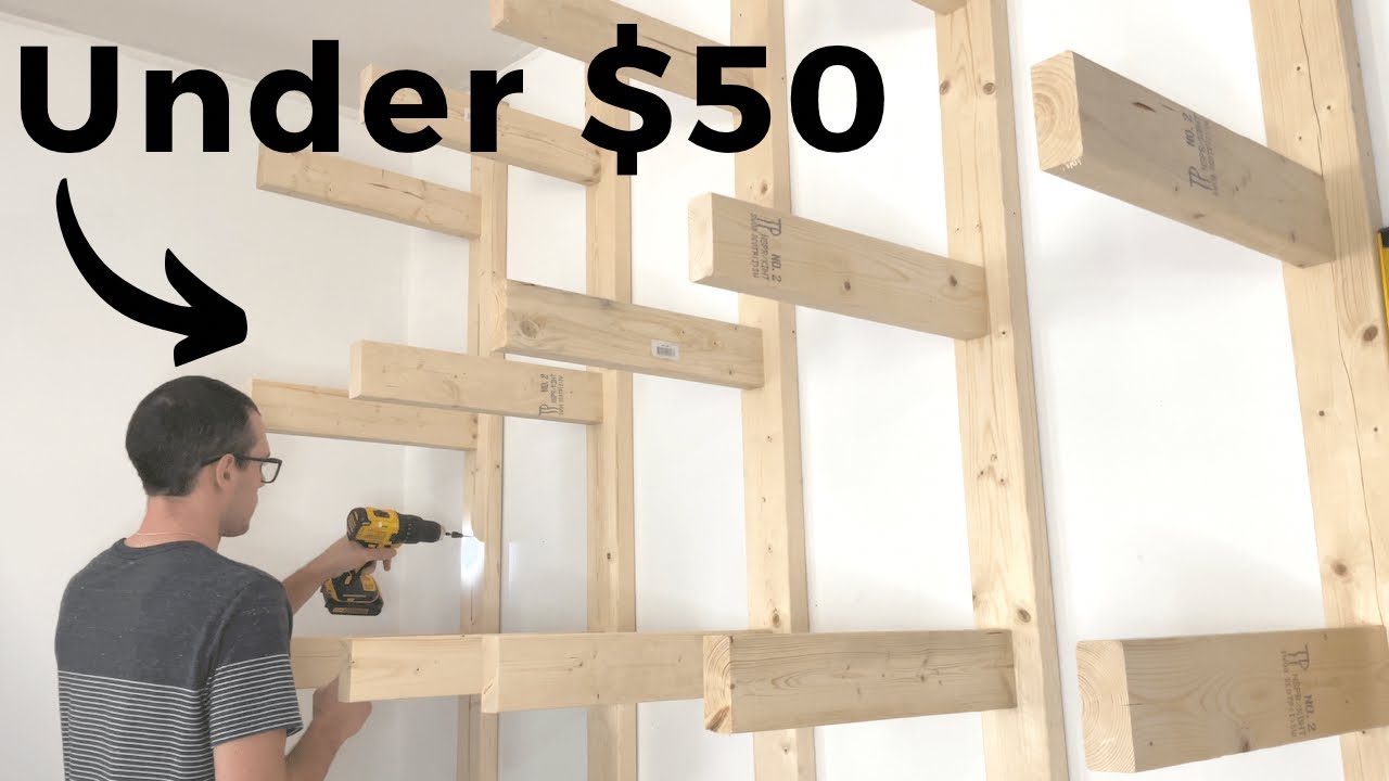 How To Build A DIY Lumber Rack With Only 2x4s YouTube how-to-build-a-diy-lumber-rack-with-only-2x4s-youtube