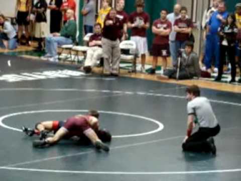 Marc and Emily Greenstein wrestling at Mayde Creek Tournament - YouTube