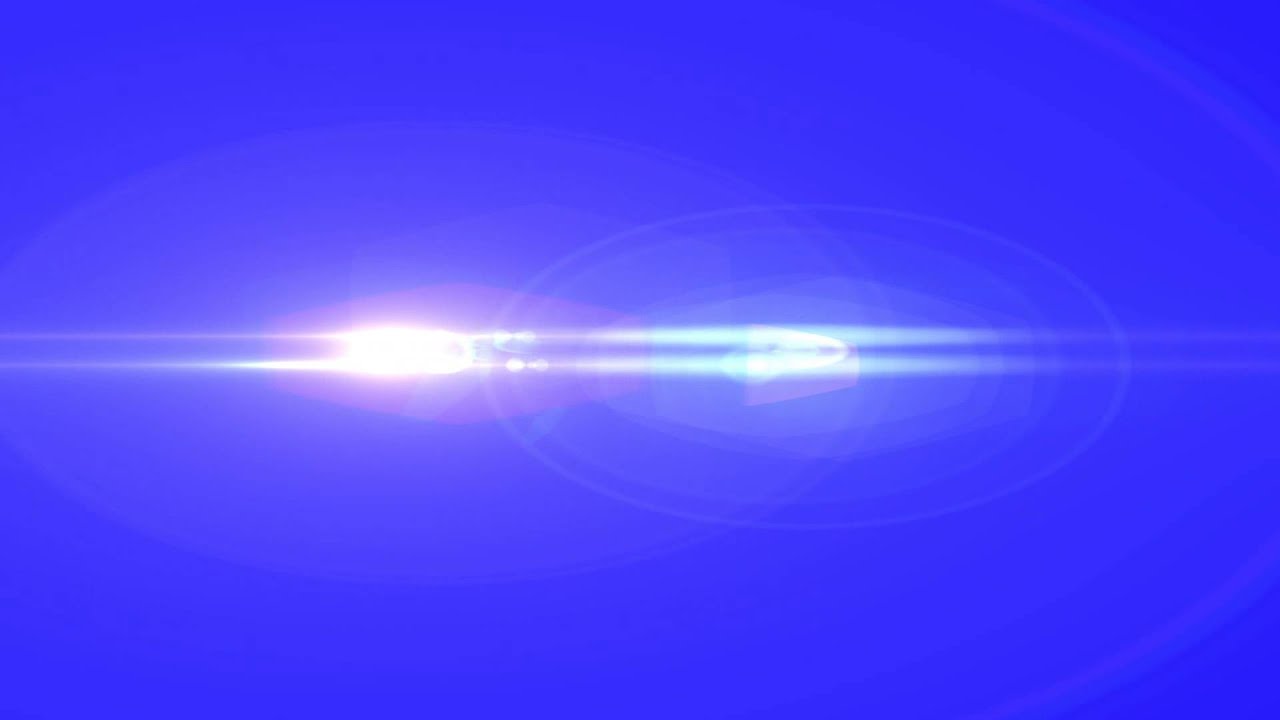 cinematic light effect in blue screen free stock footage - YouTube